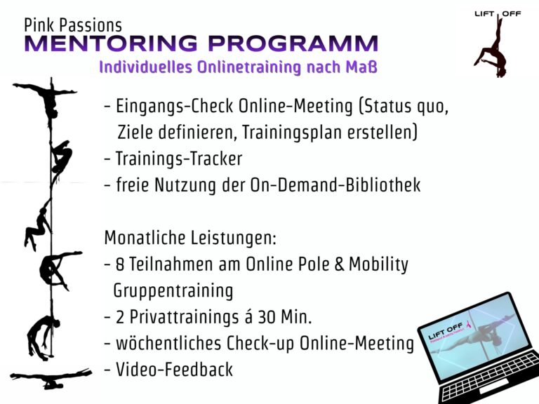 Mentoring Programm - Liftoff Poledance Academy